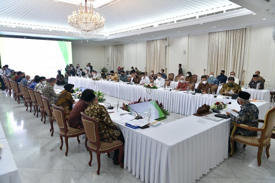 Tindaklanjuti Instruksi Presiden Nomor 4 Tahun 2022, Wapres Pimpin Rapat Pleno Percepatan ...